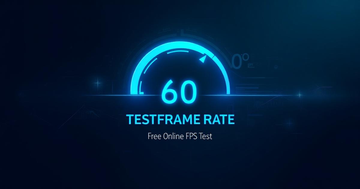 TestFrameRate - Free Online FPS Test & Browser Performance Checker
